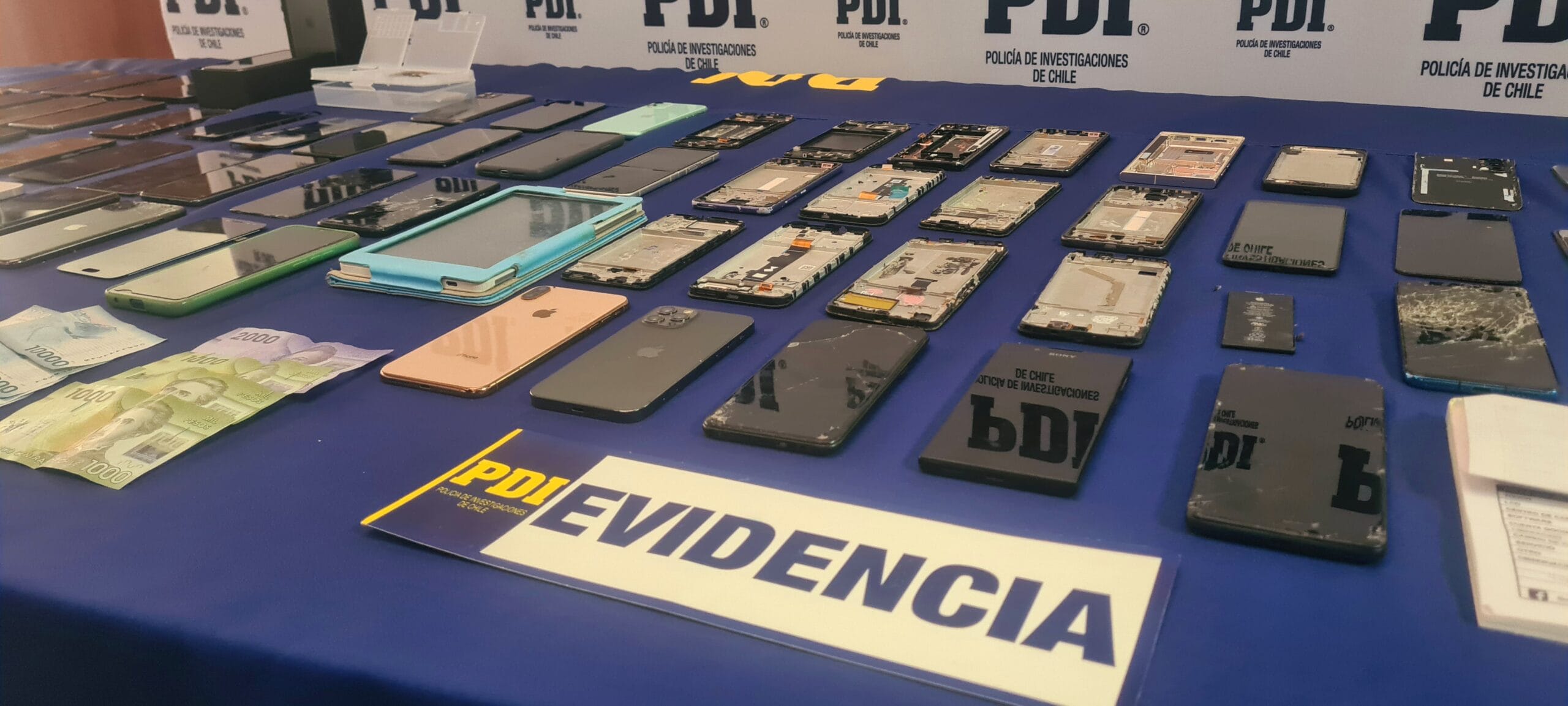 PDI Atacama Incautó 5 millones de pesos en equipos de tecnología móvil ...